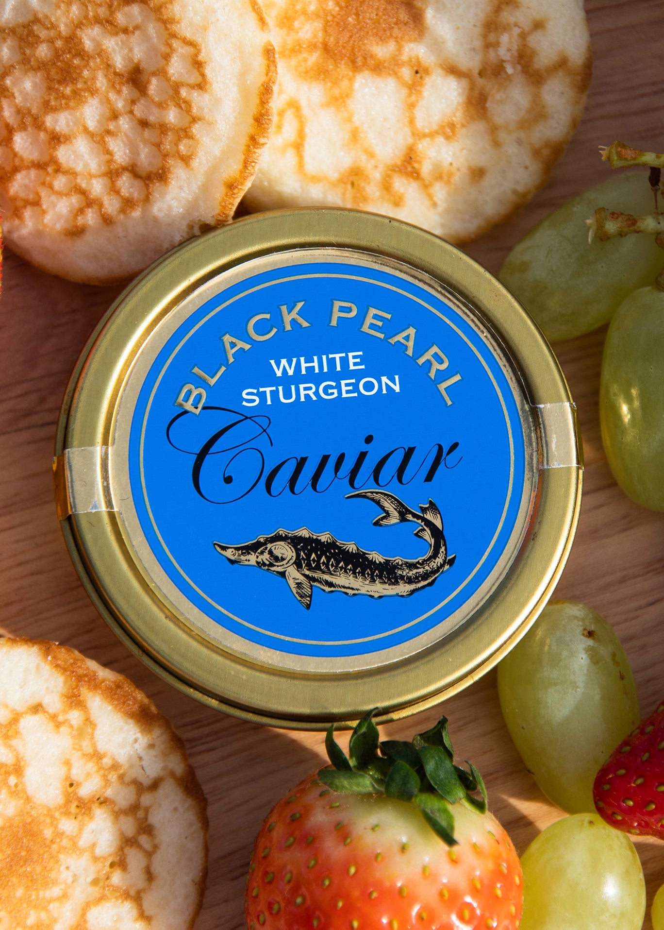 Caviar Darling Hamper - Black Pearl White Sturgeon Caviar 50g– The ...